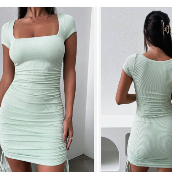 Thatssofetch | Dresses | Thats So Fetch Breen Ribbed Dress Sz 6 Blb ...